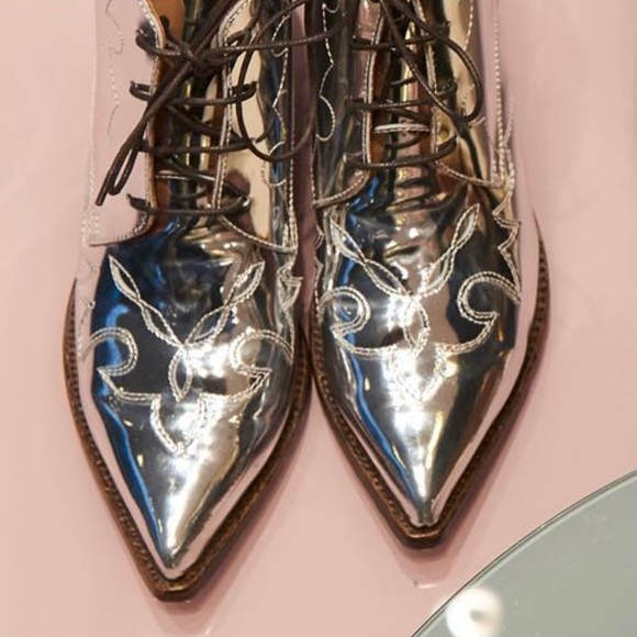Buttero | Shoes | Silver Western Cowboy Boots By Buttero Excellent ...